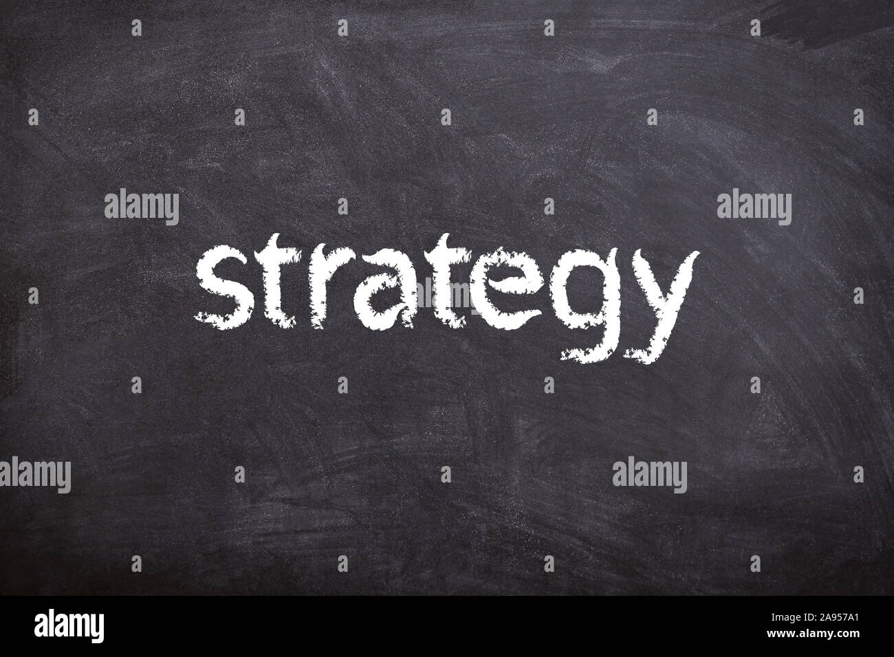 strategy - Schrift/font- Kreide/chalk -Tafel/board Stock Photo - Alamy
