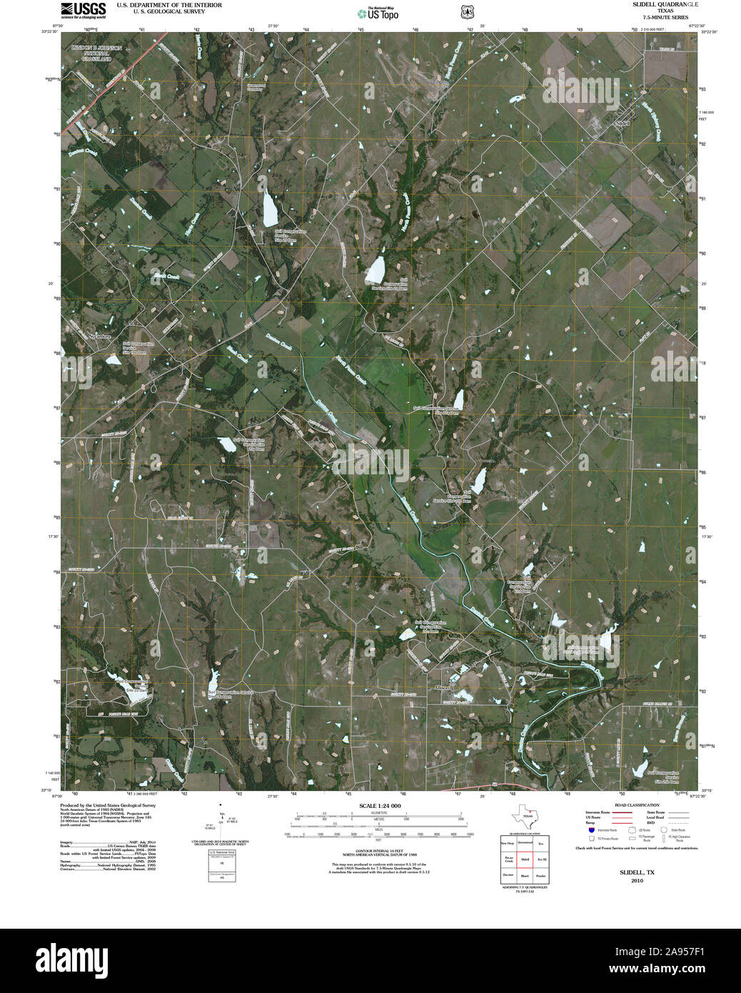 Map of slidell hi-res stock photography and images - Alamy