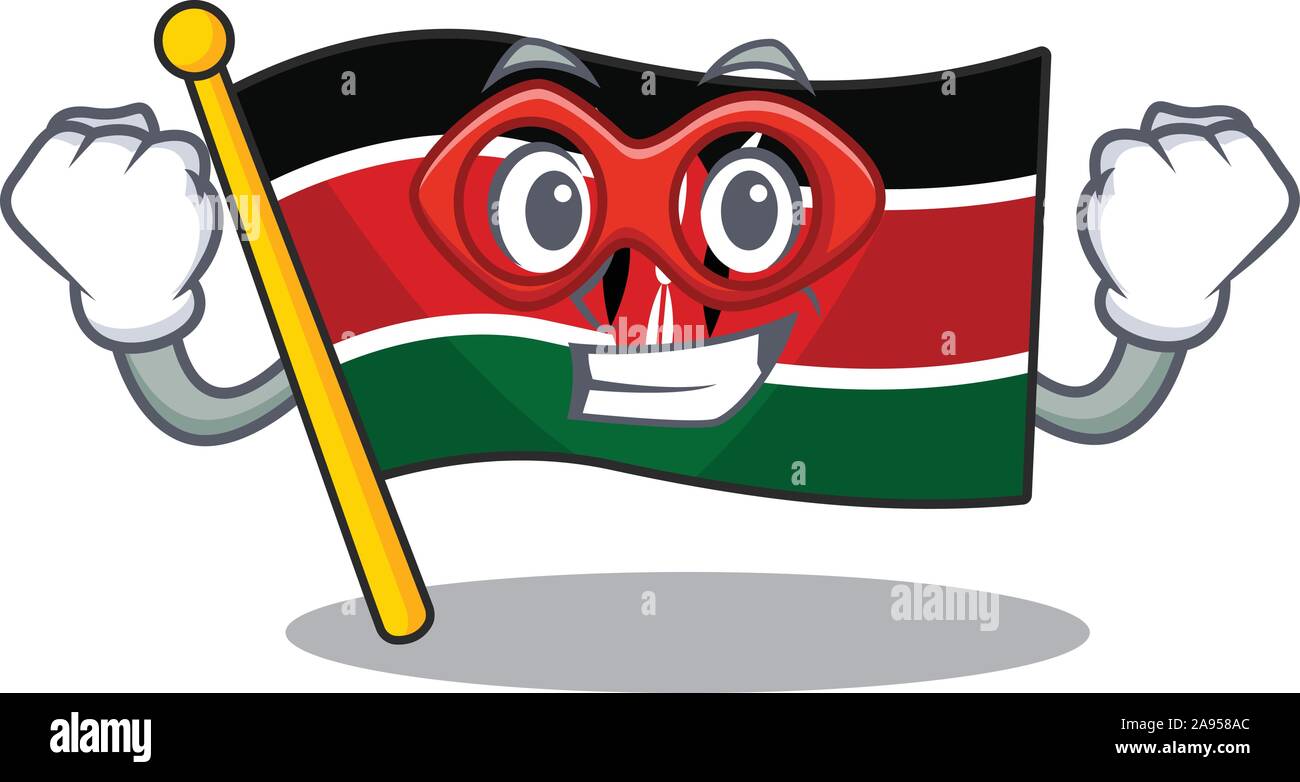 Kenya Flag Kenyan Banner On Stock Vector Images - Alamy