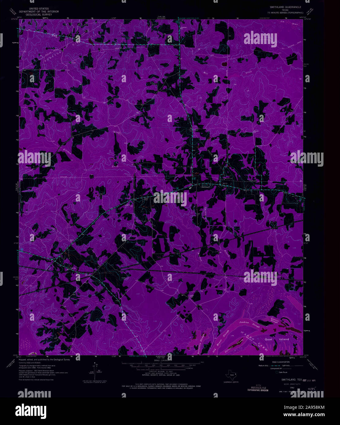 Map of smithland hi-res stock photography and images - Alamy