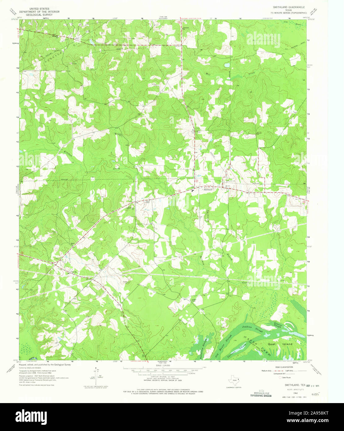 Map of smithland hi-res stock photography and images - Alamy