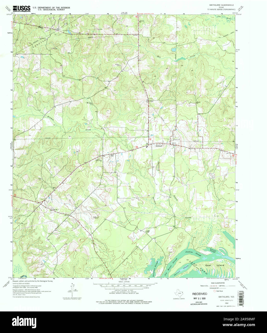 Map of smithland hi-res stock photography and images - Alamy