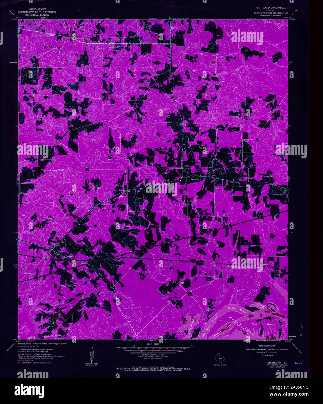Map of smithland hi-res stock photography and images - Alamy