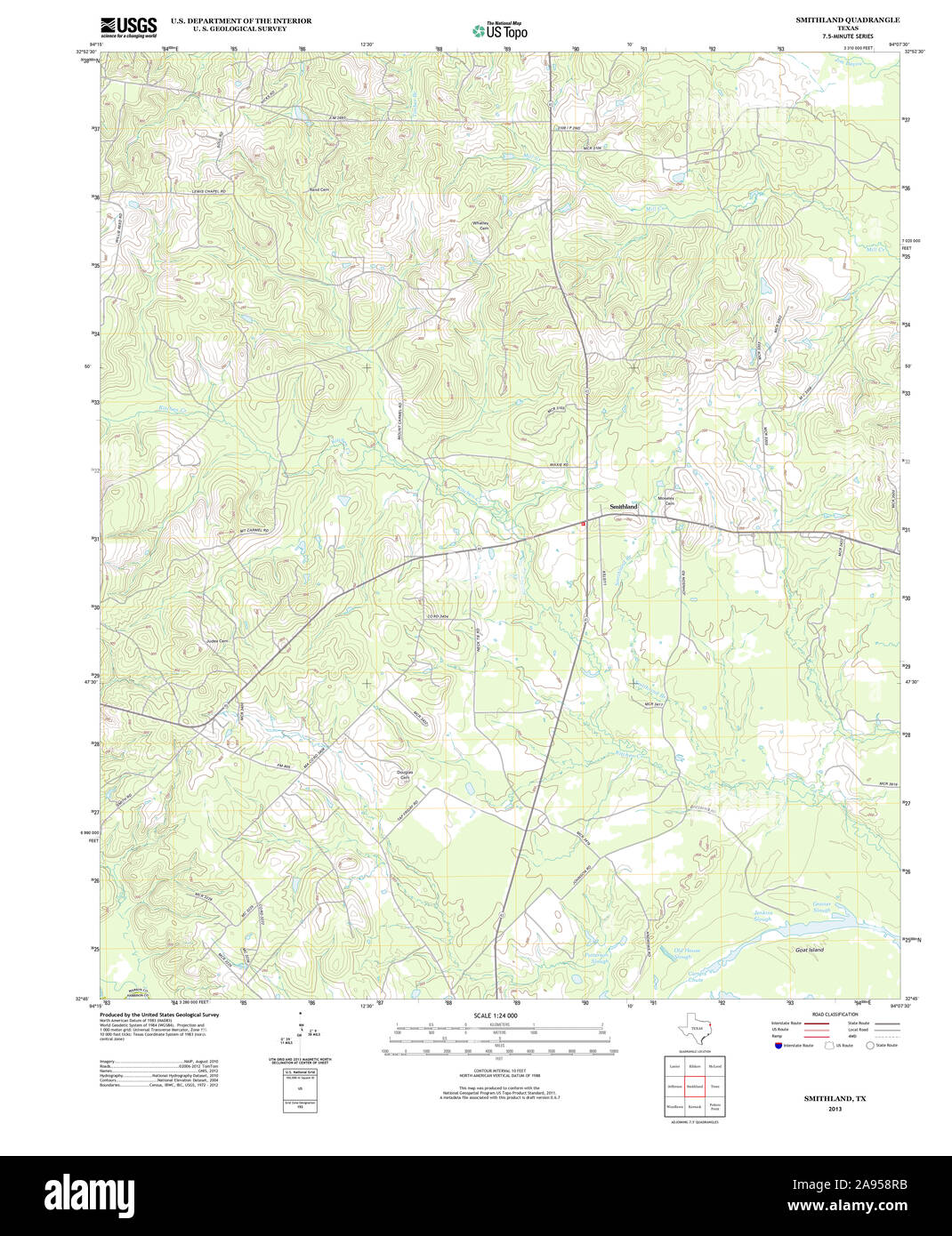 Map of smithland hi-res stock photography and images - Alamy