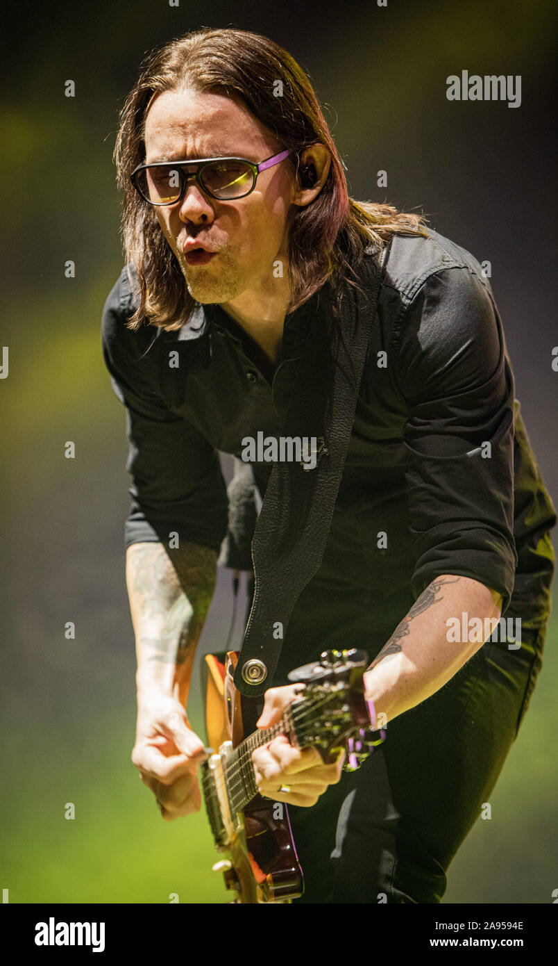 Copenhagen, Denmark. 12th Nov, 2019. The American hard rock band Alter ...