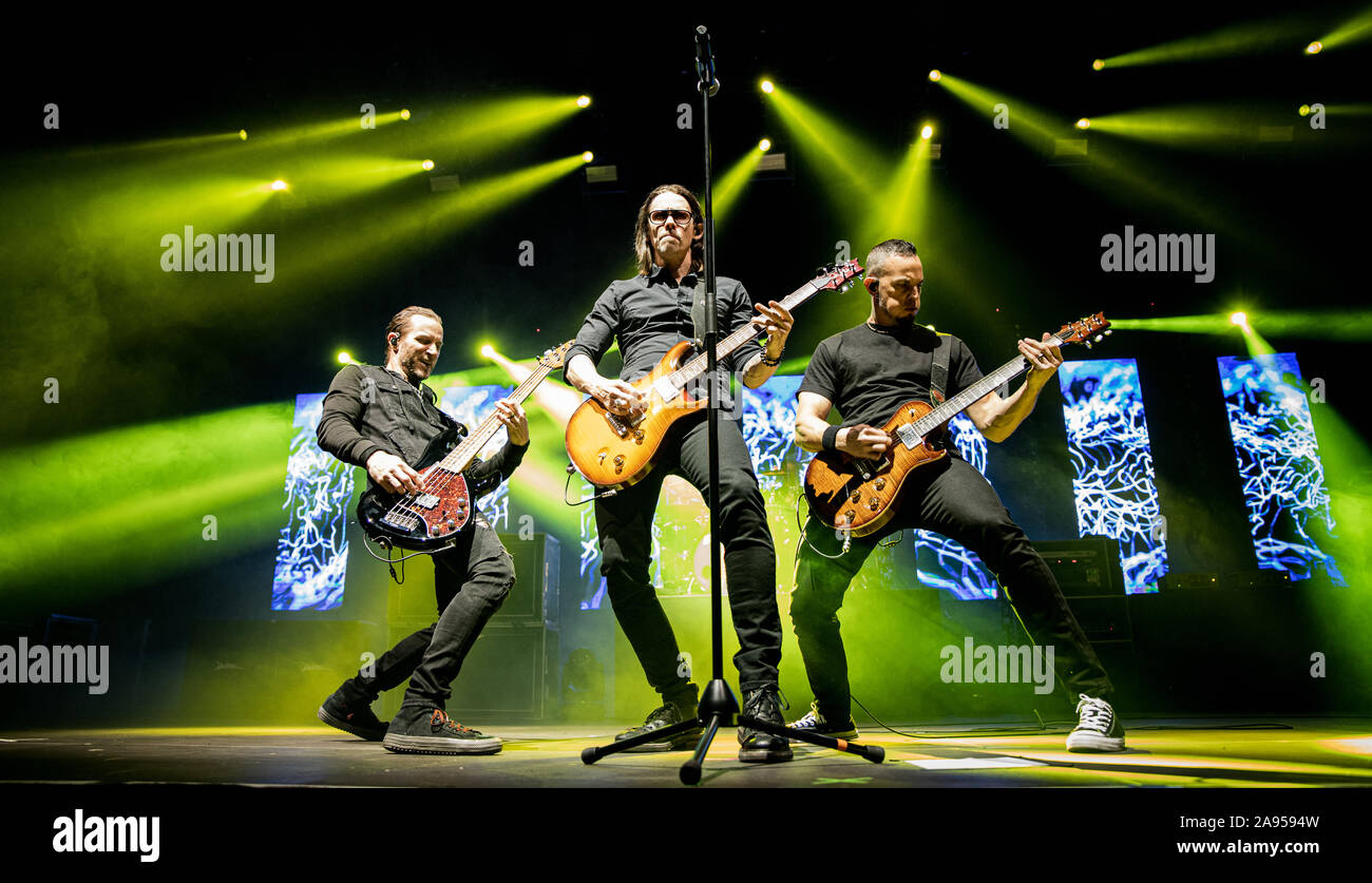 Copenhagen, Denmark. 12th Nov, 2019. The American hard rock band Alter ...