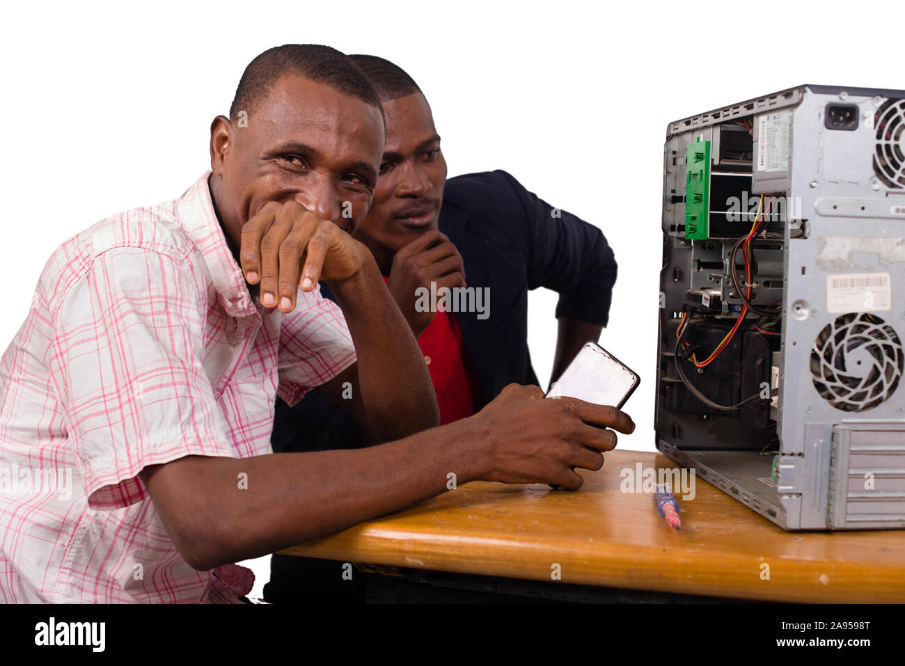 It technicians desk hi-res stock photography and images - Alamy