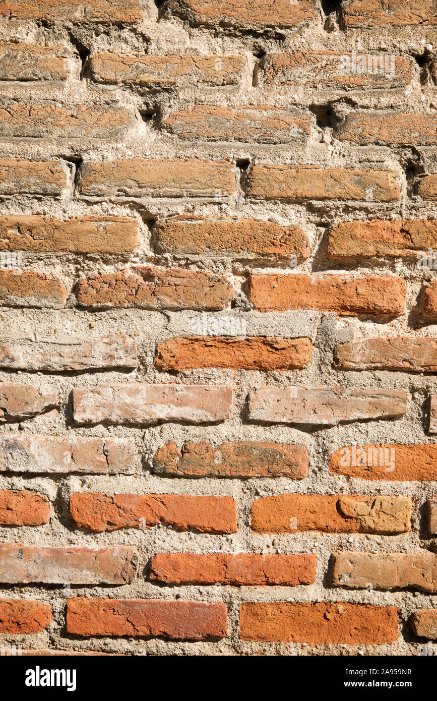Brick wall background at high resolution in Spain Stock Photo - Alamy