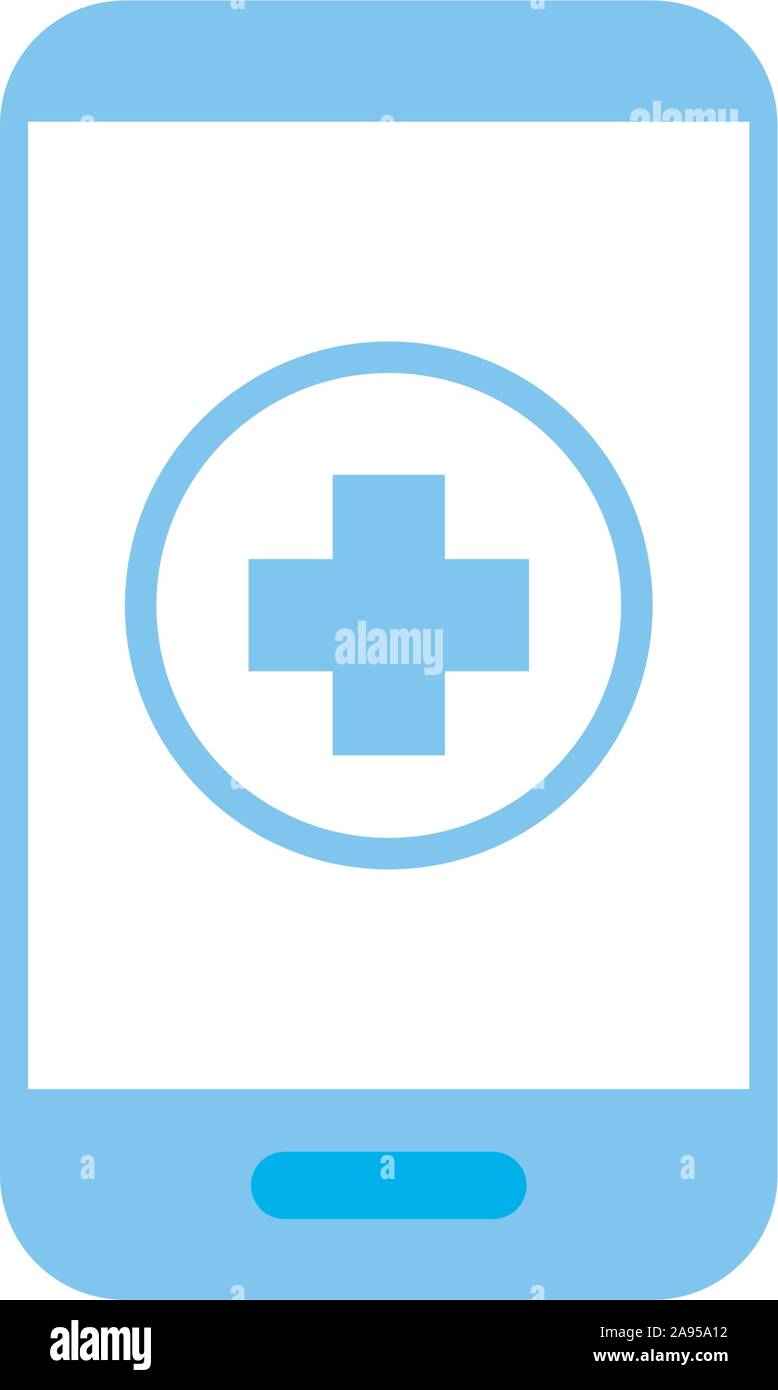 smartphone icon design, Medical health care emergency aid clinic and ...