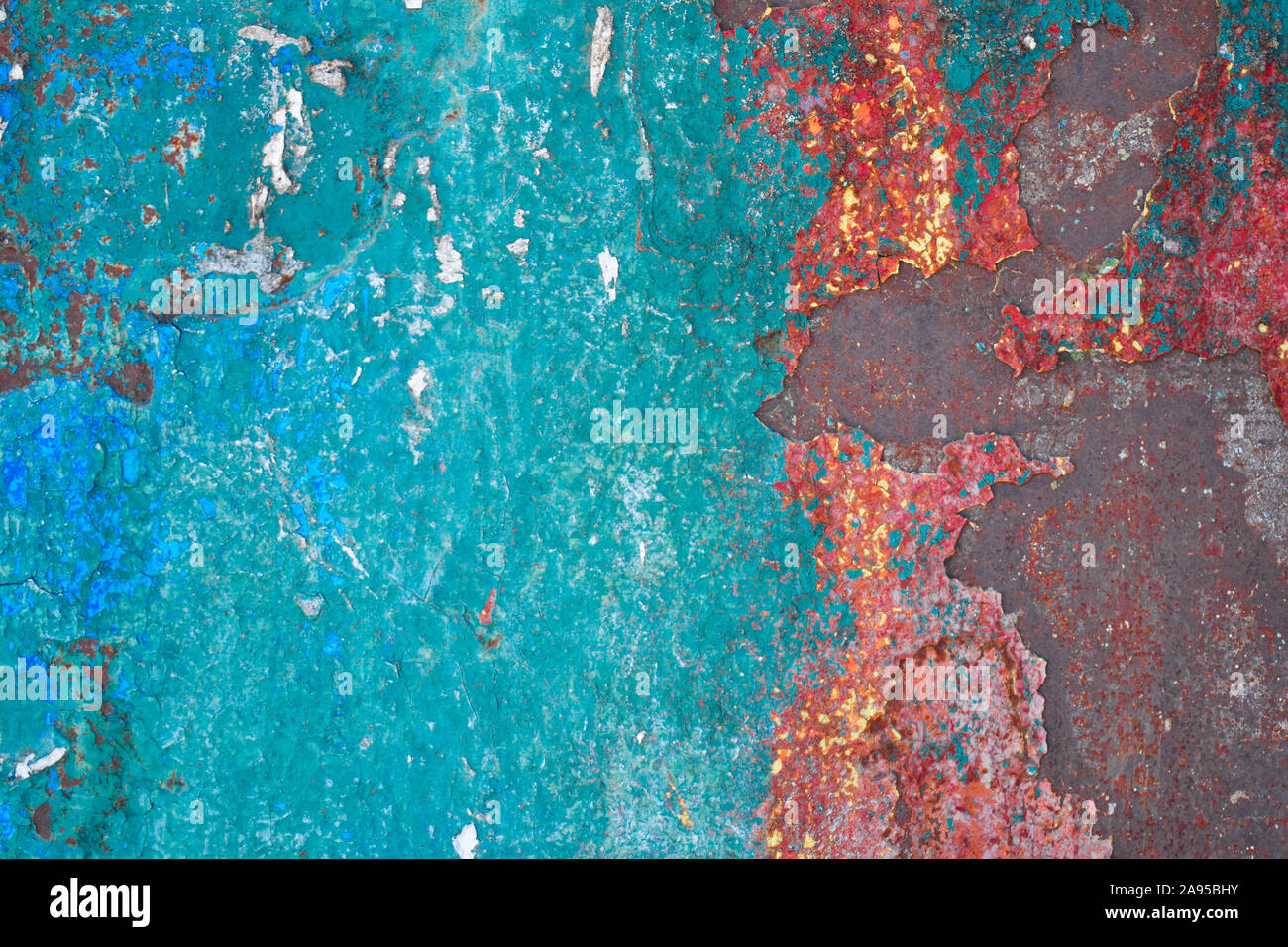 Acid background with red, blue, dark blue colors and rust - texture ...