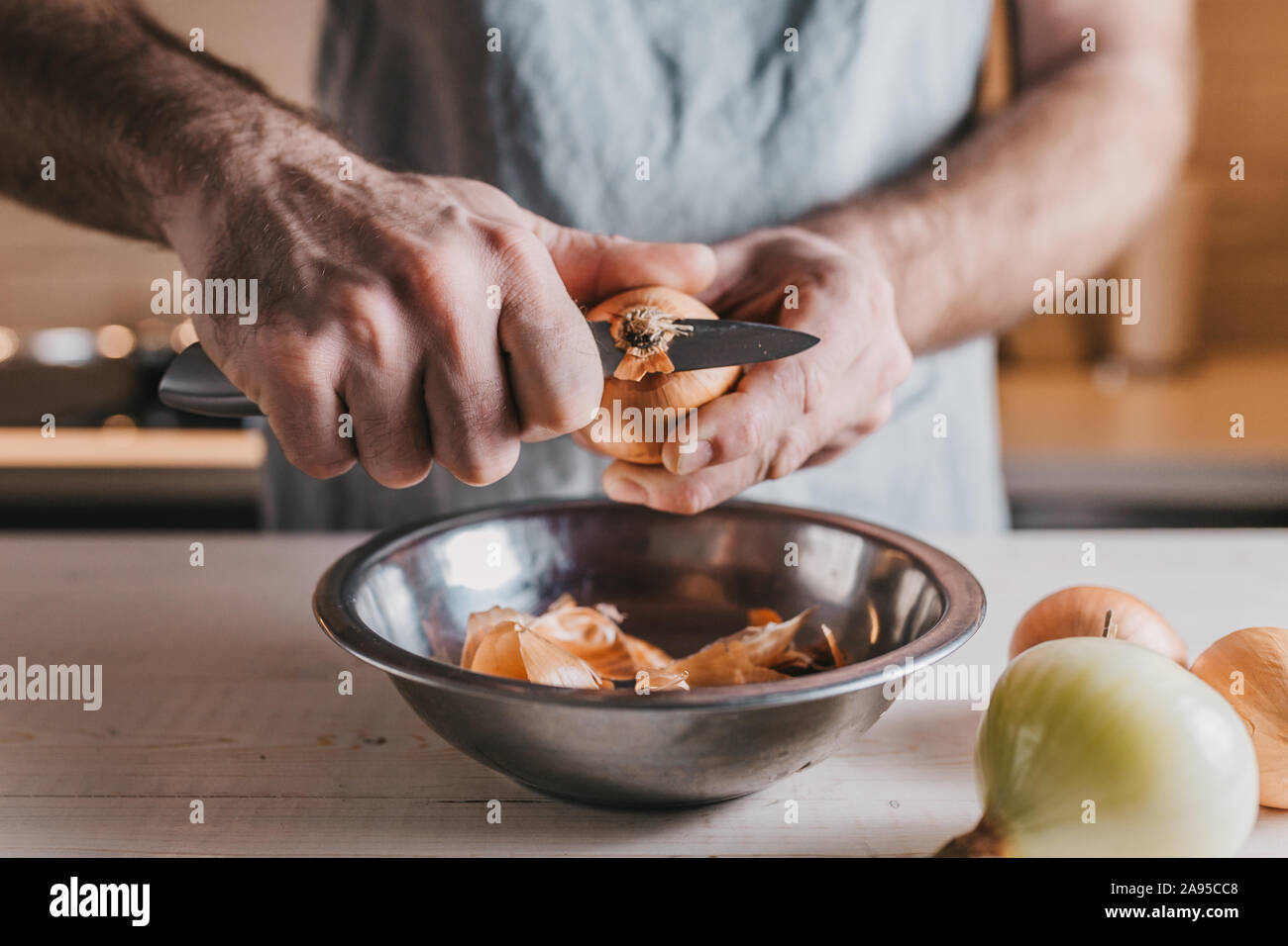 Professional chef hands hi-res stock photography and images - Alamy
