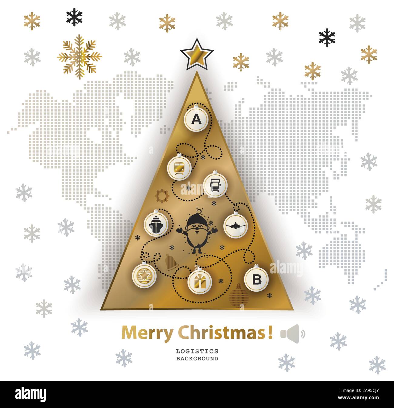 Merry christmas logistics hi-res stock photography and images - Alamy