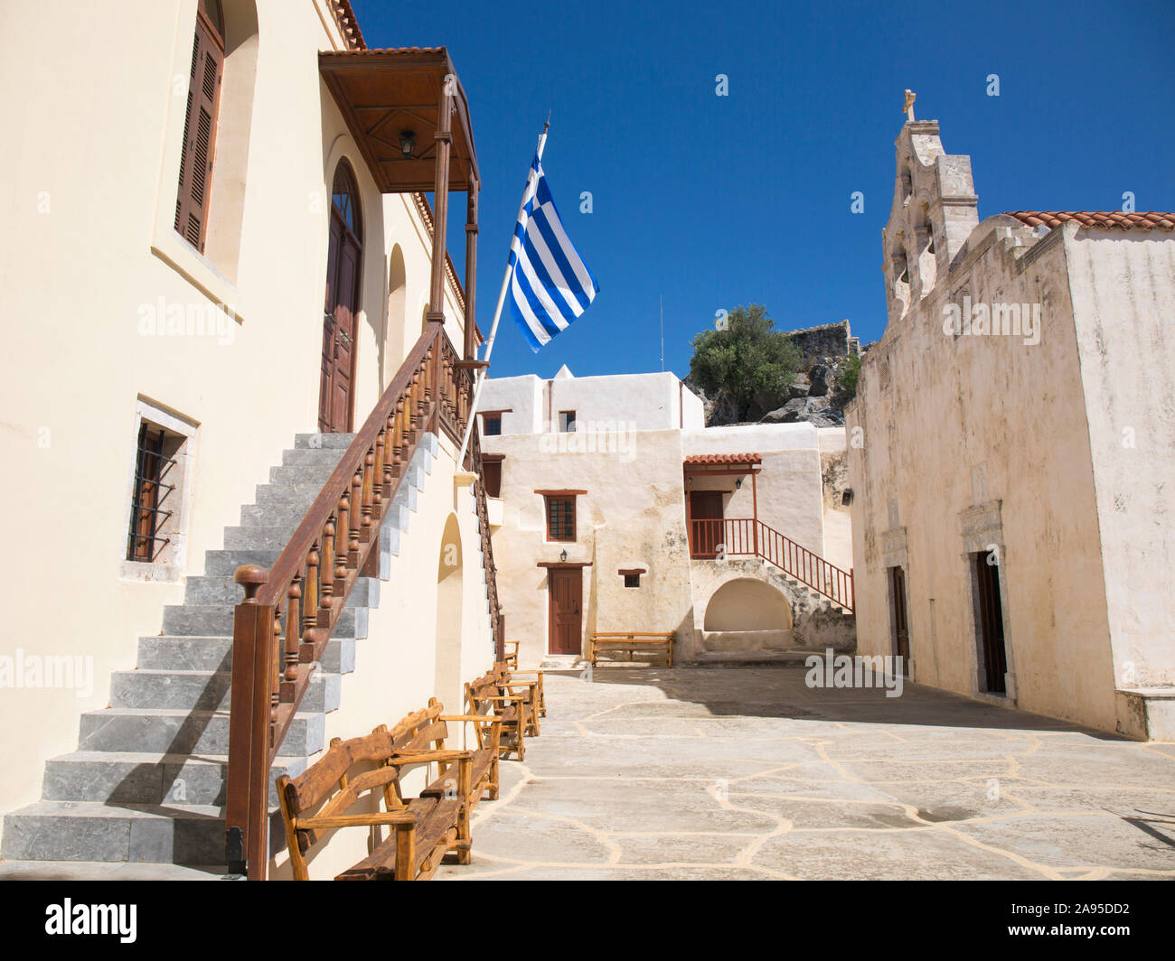 Rethymno crete monastery hi-res stock photography and images - Alamy