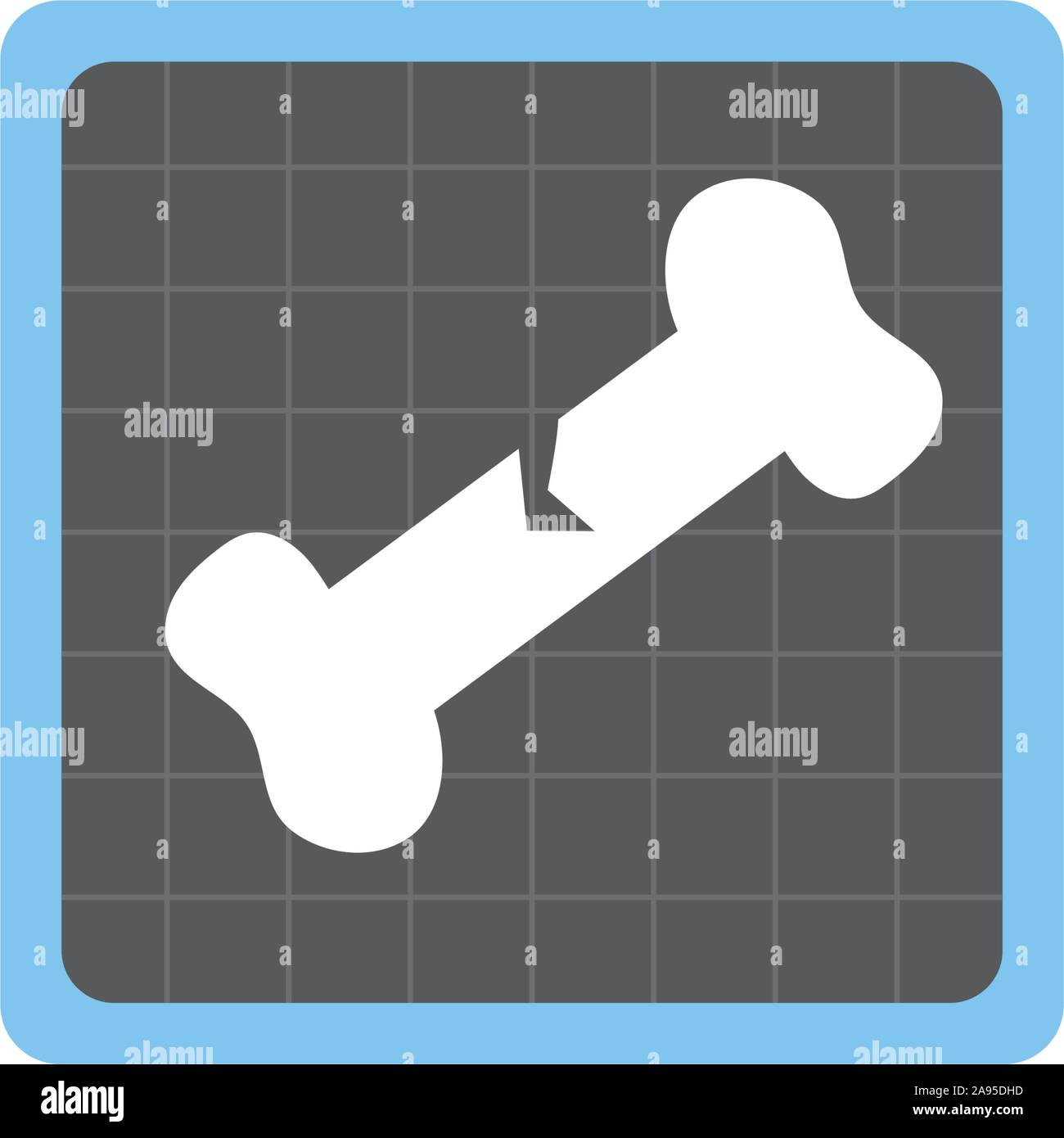 broken bone icon design, Medical health care emergency aid clinic and ...