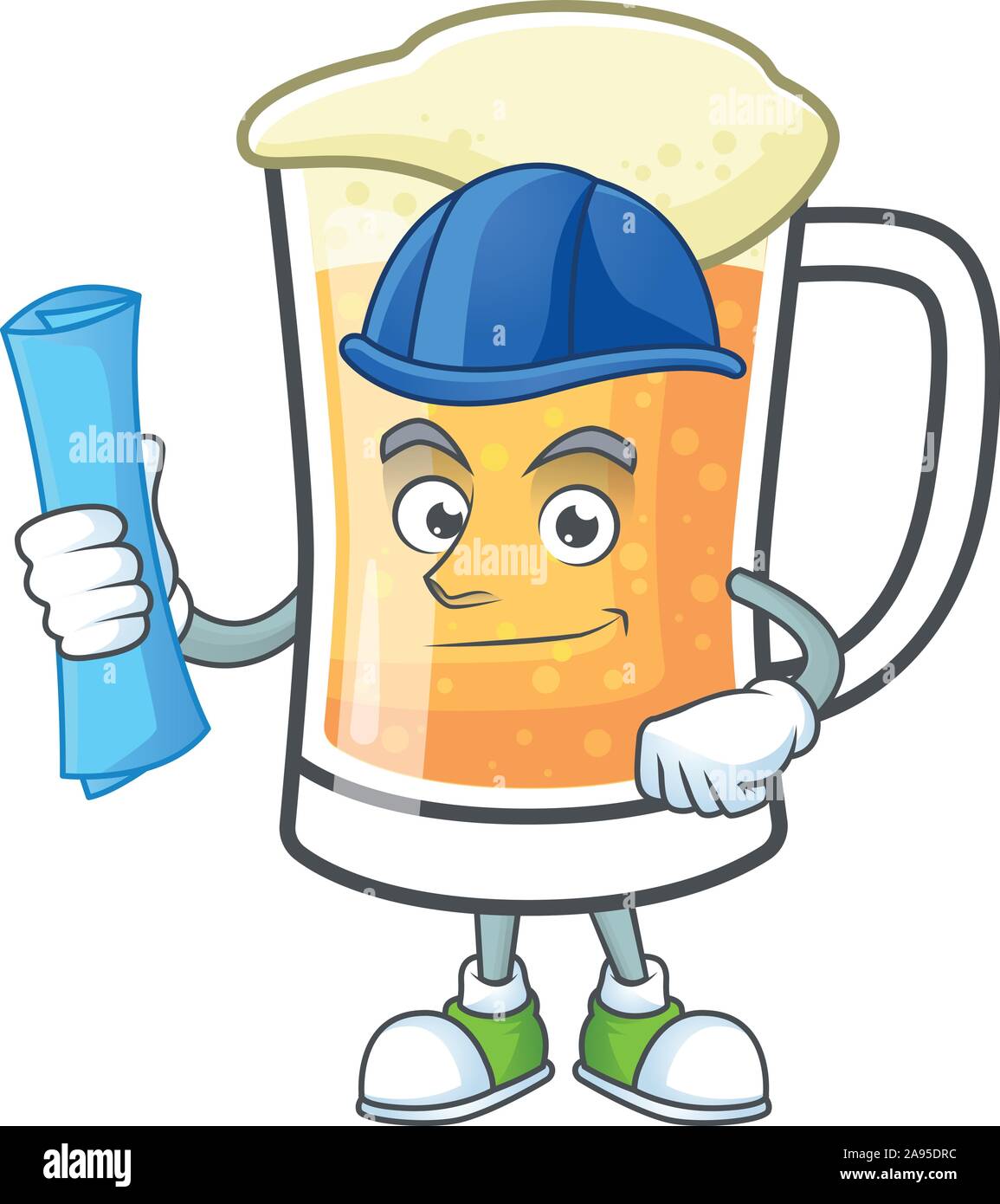 Inventor of beer Stock Vector Images - Alamy