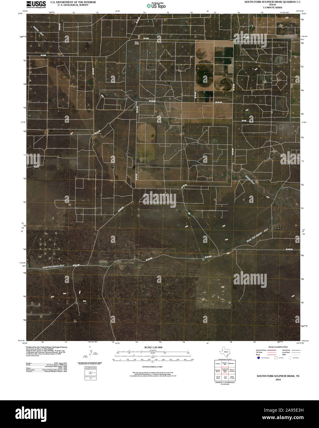 Sulphur texas map hi-res stock photography and images - Alamy