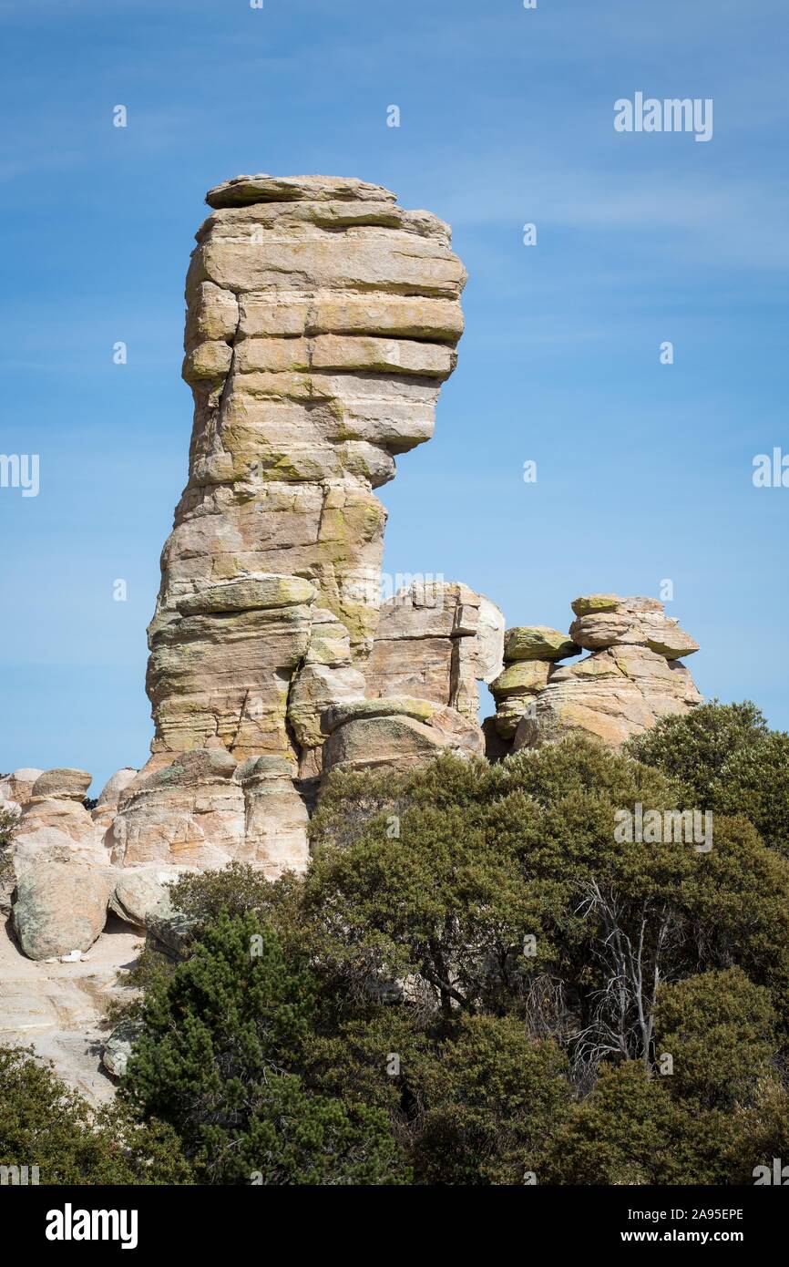 Bizarre rock formation, rock needle, near Tucson, Arizona, USA Stock ... Bizarre rock formation, rock needle, near Tucson, Arizona, USA Stock ...