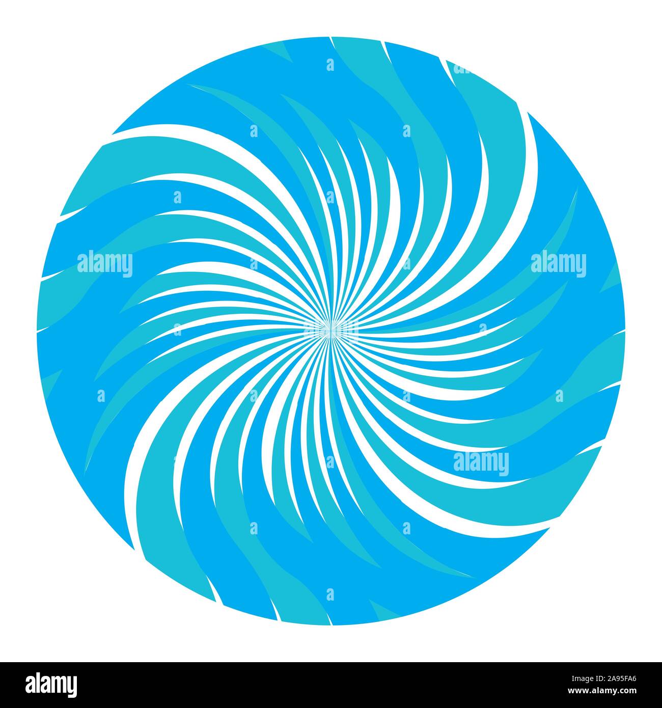 Winter snow round sunburst vector blue background Stock Vector Image ...