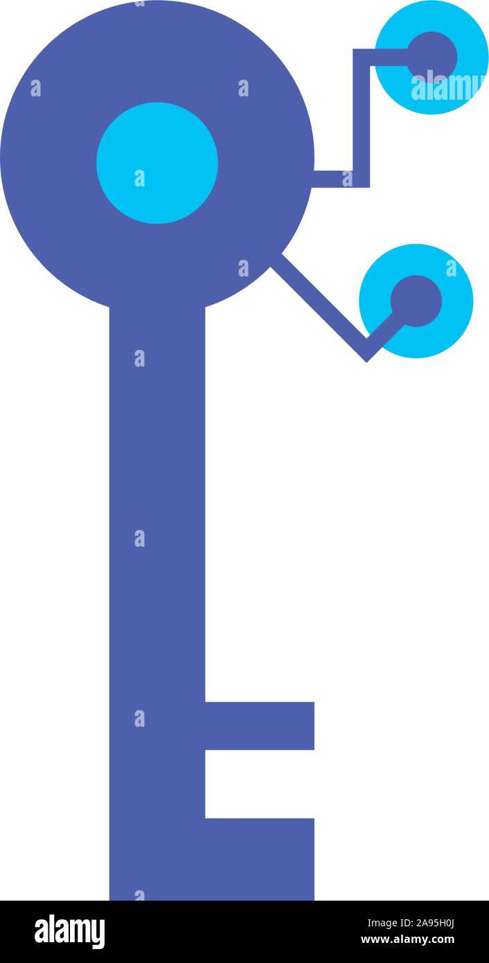 key icon design, Digital technology communication social media internet ...