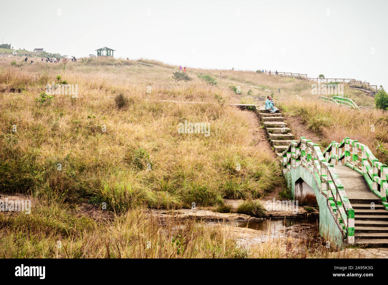 Cherrapunji, Mawsynram, Meghalaya, India January 2018 – Landscape view ...