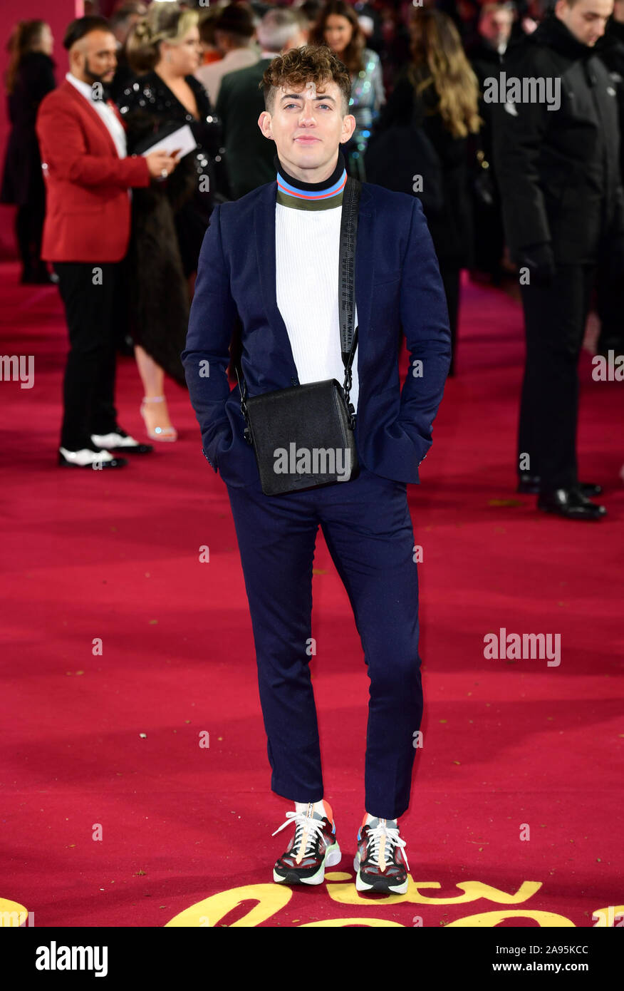 Kevin McHale arriving for the ITV Palooza held at the Royal Festival ...