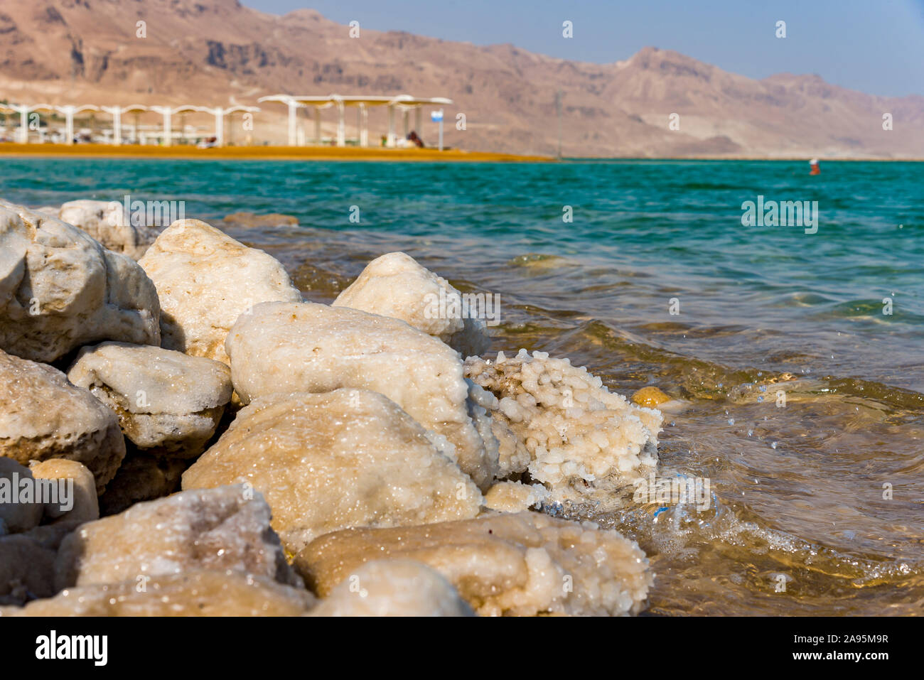 Dead Sea, salt beautiful view Israel Stock Photo - Alamy