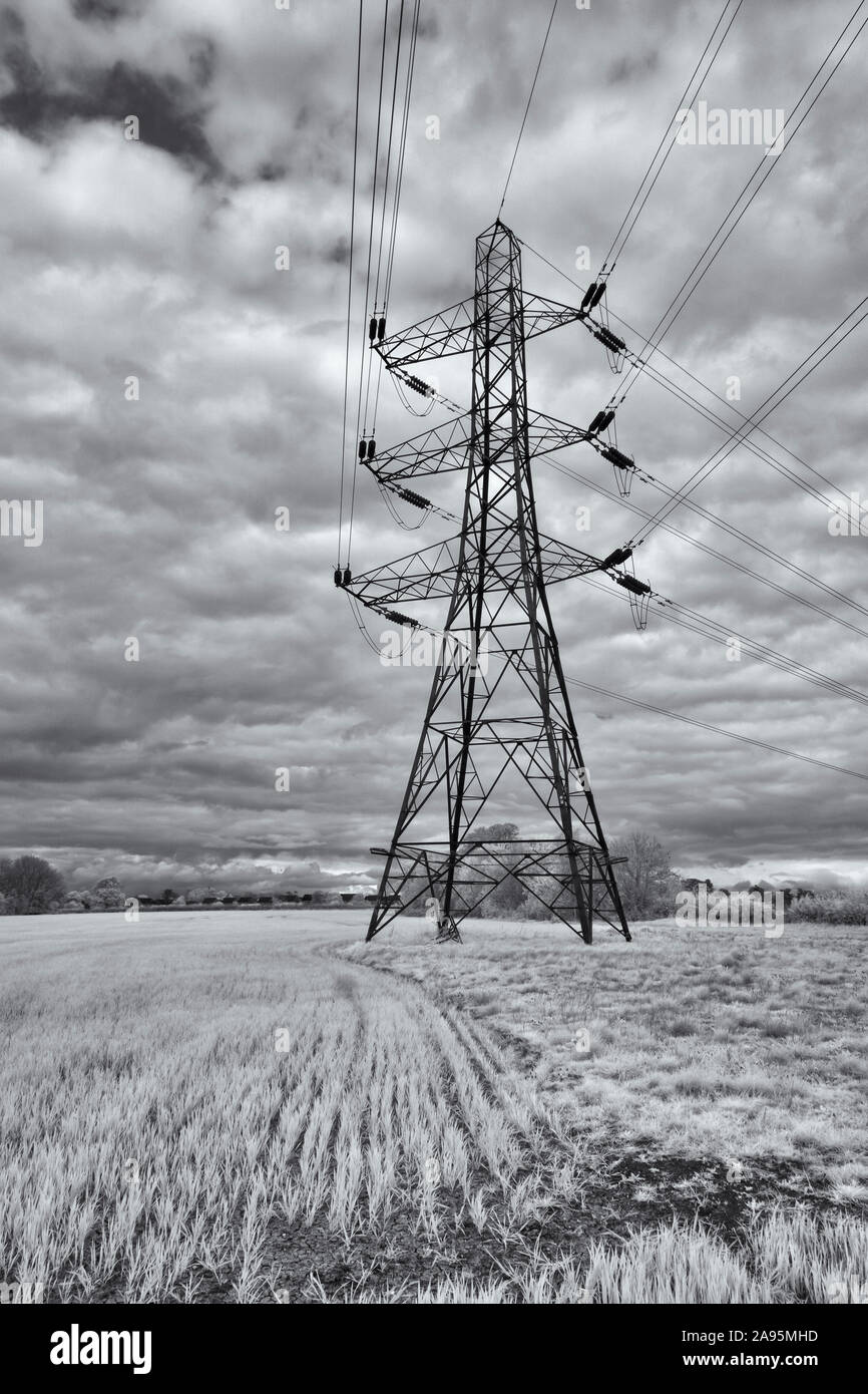 Black And White Transmission Tower High Resolution Stock Photography ...