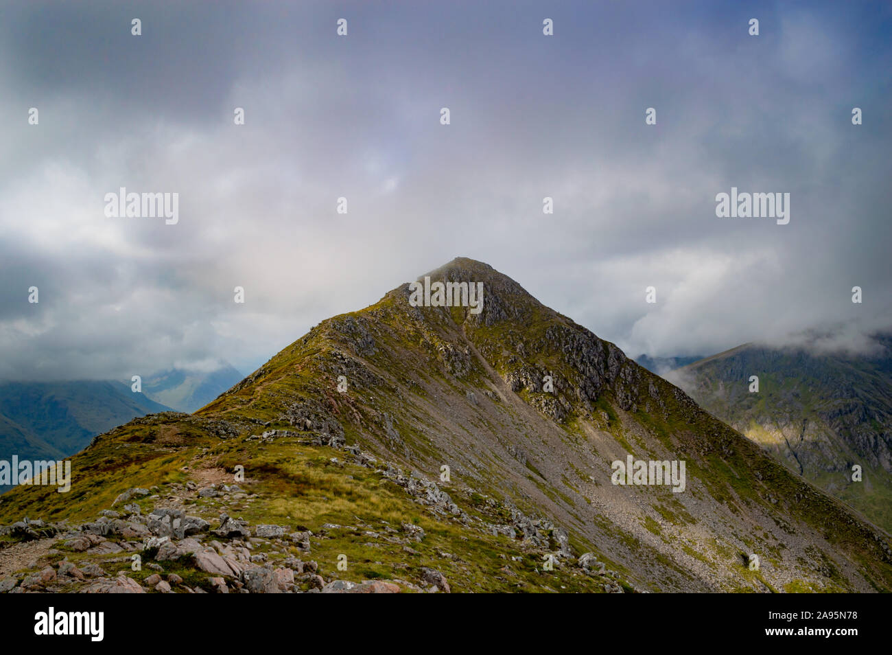 Moody Glencoe mountain views, Highlands, Scotland Stock Photo - Alamy