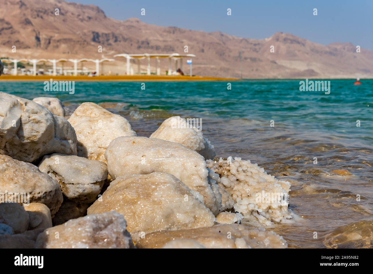 Dead Sea, salt beautiful view Israel Stock Photo - Alamy