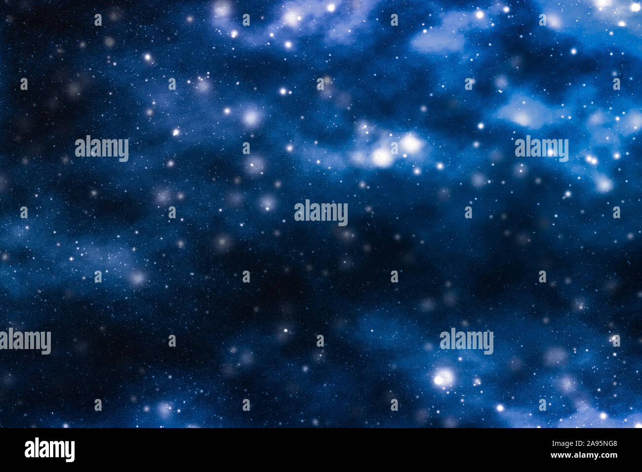 Discovery in astronomy, cosmic abstract and future technology concept ...