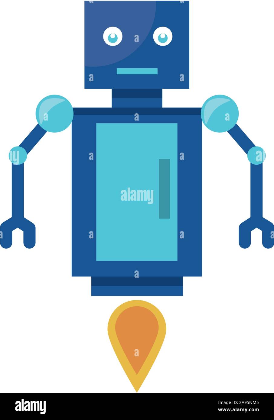 future robot icon design, Digital technology communication social media ...