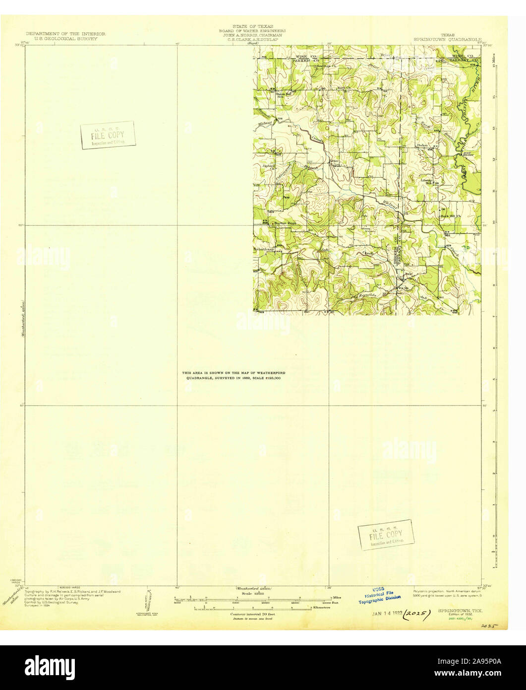 Map of springtown hi-res stock photography and images - Alamy