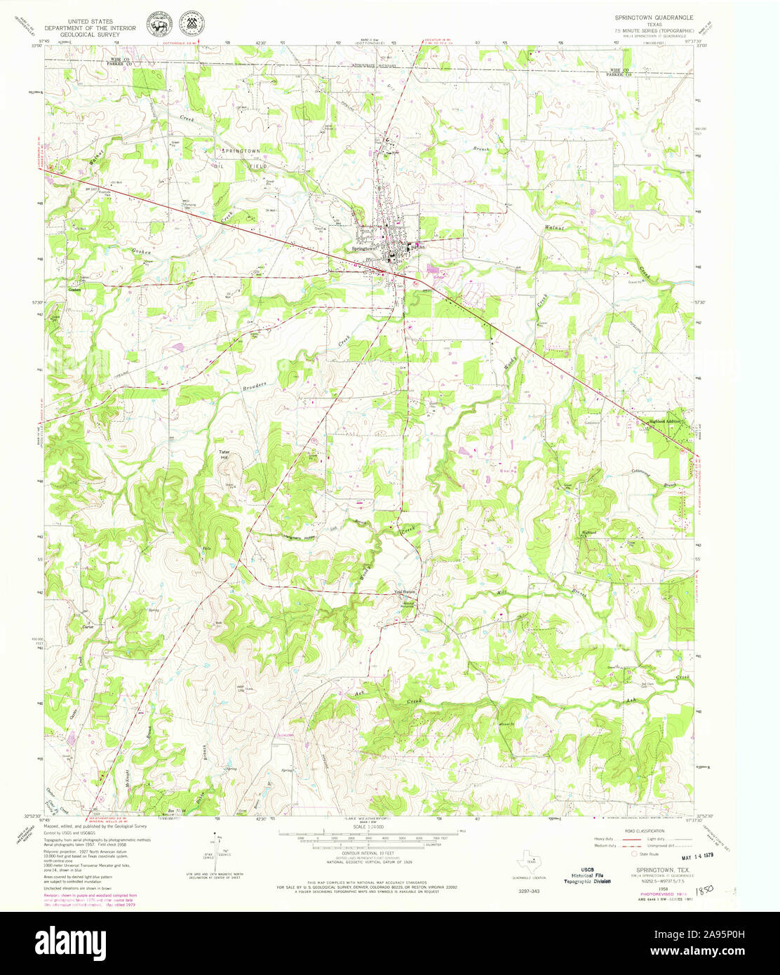 Map of springtown hi-res stock photography and images - Alamy