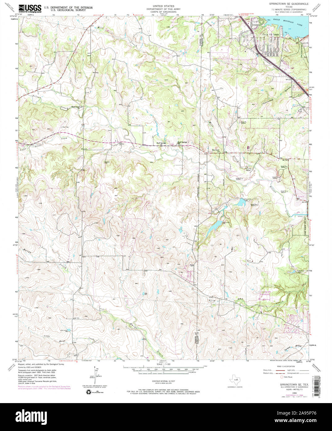 Map of springtown hi-res stock photography and images - Alamy