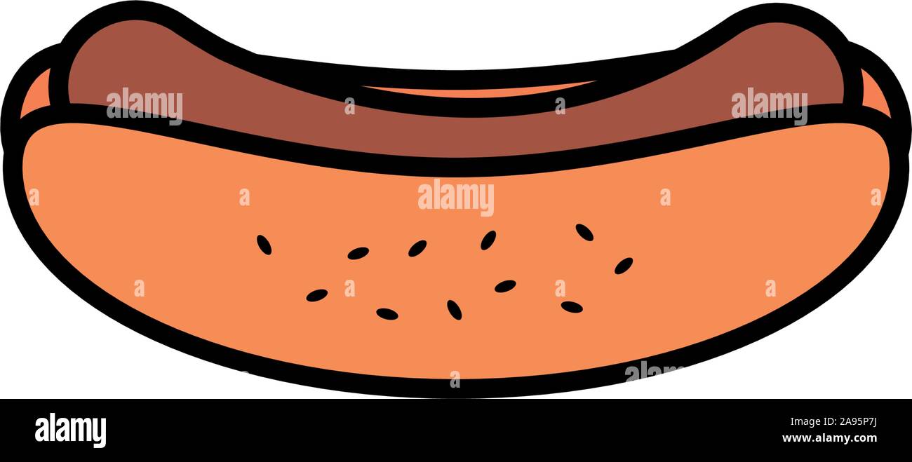 hot dog icon design, Eat food restaurant menu dinner lunch cooking and ...