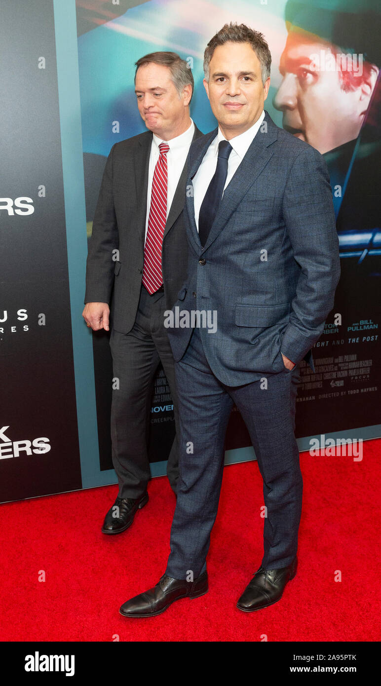 Robert Bilott and Mark Ruffalo attend premiere of Dark Waters at Walter ...