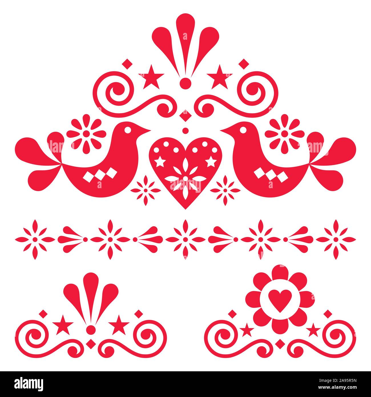 Norway in red on Stock Vector Images - Alamy