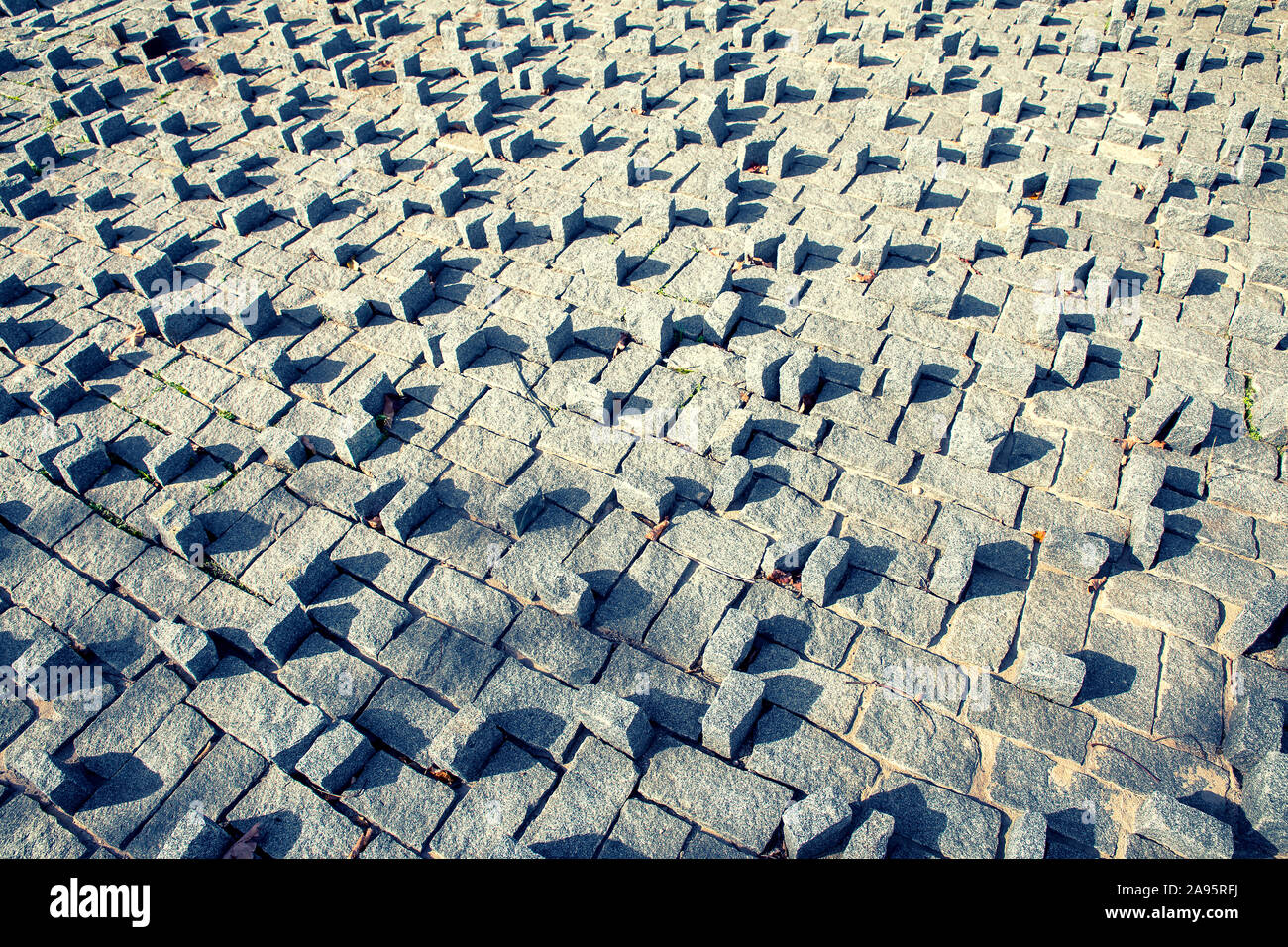 small granite blocks superimposed vertically and horizontally Stock ...