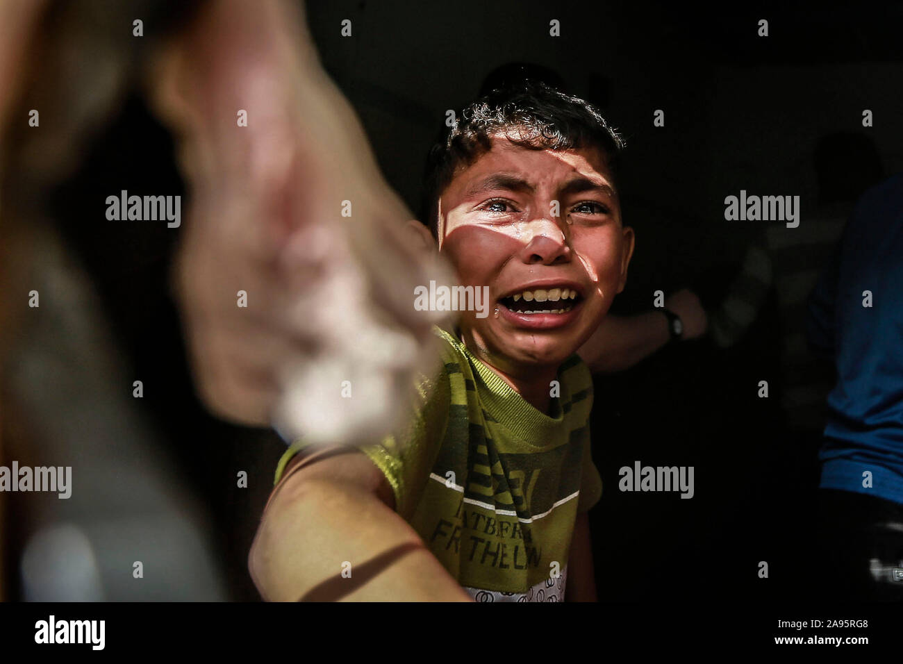 Gaza, Palestinian Territories. 13th Nov, 2019. A relative of Rani Abu ...