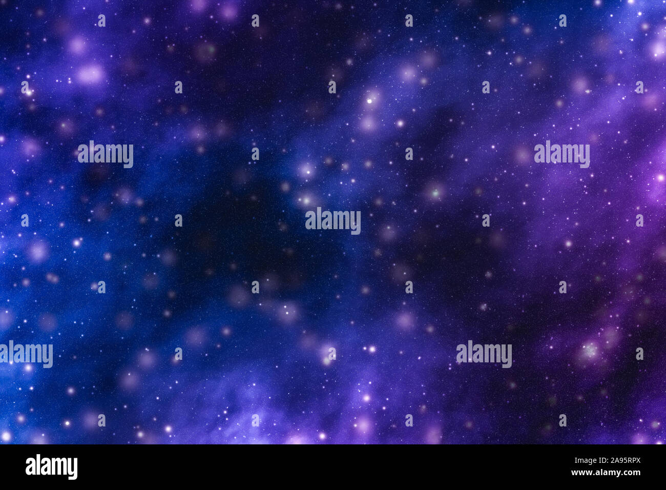 Discovery in astronomy, cosmic abstract and future technology concept ...