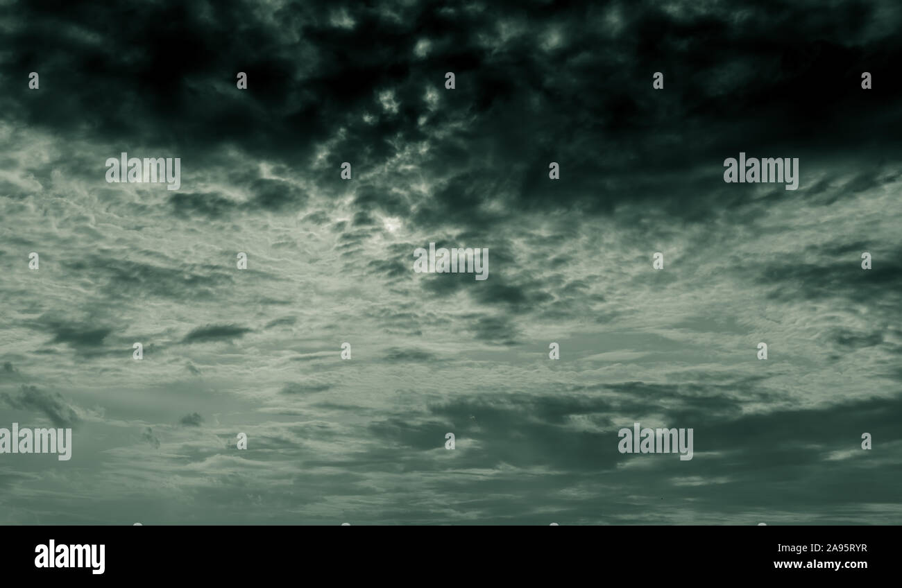 Dark dramatic sky and clouds. Background for death and sad concept ...