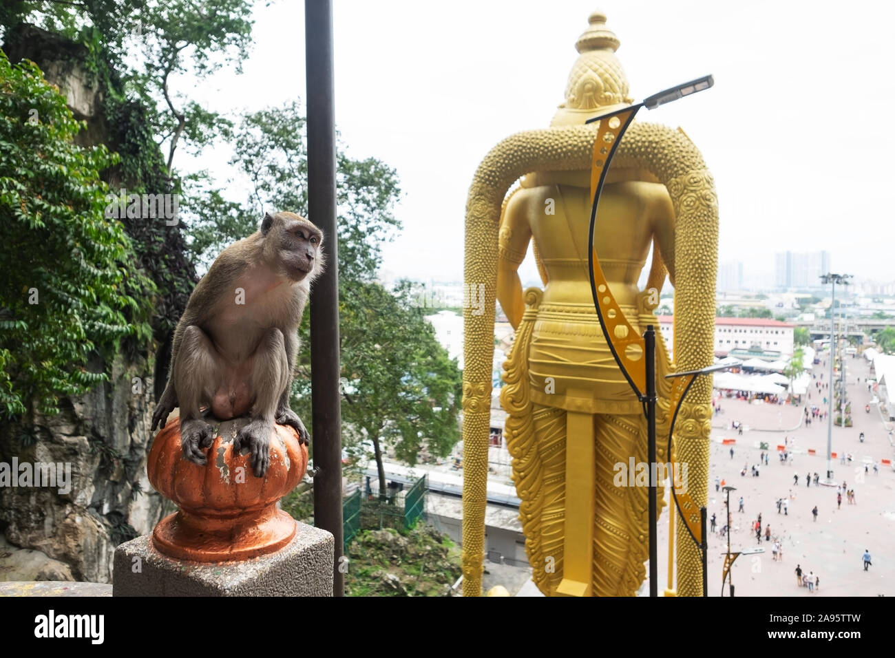 KUALA LUMPUR, MALAYSIA - February 06 2018: Batu caves, the largest ...