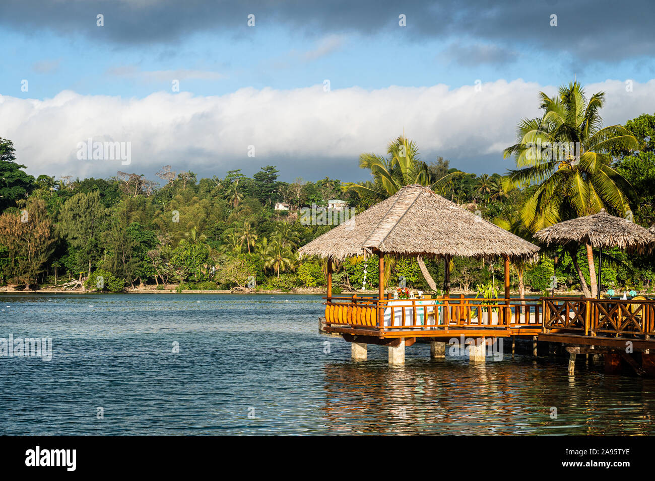 Tree lagoon pacific ocean hi-res stock photography and images - Alamy