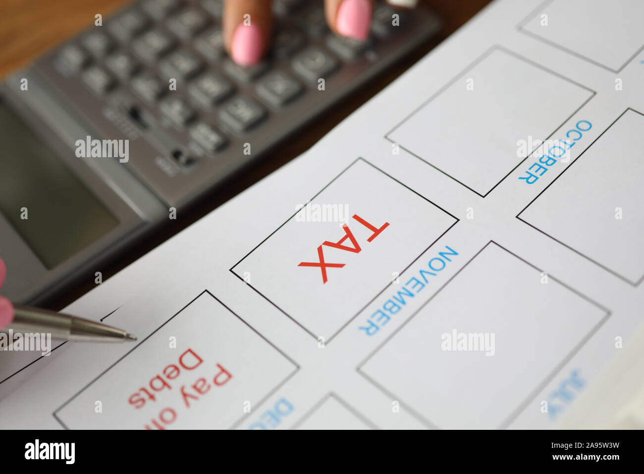 Paying off debts hi-res stock photography and images - Alamy