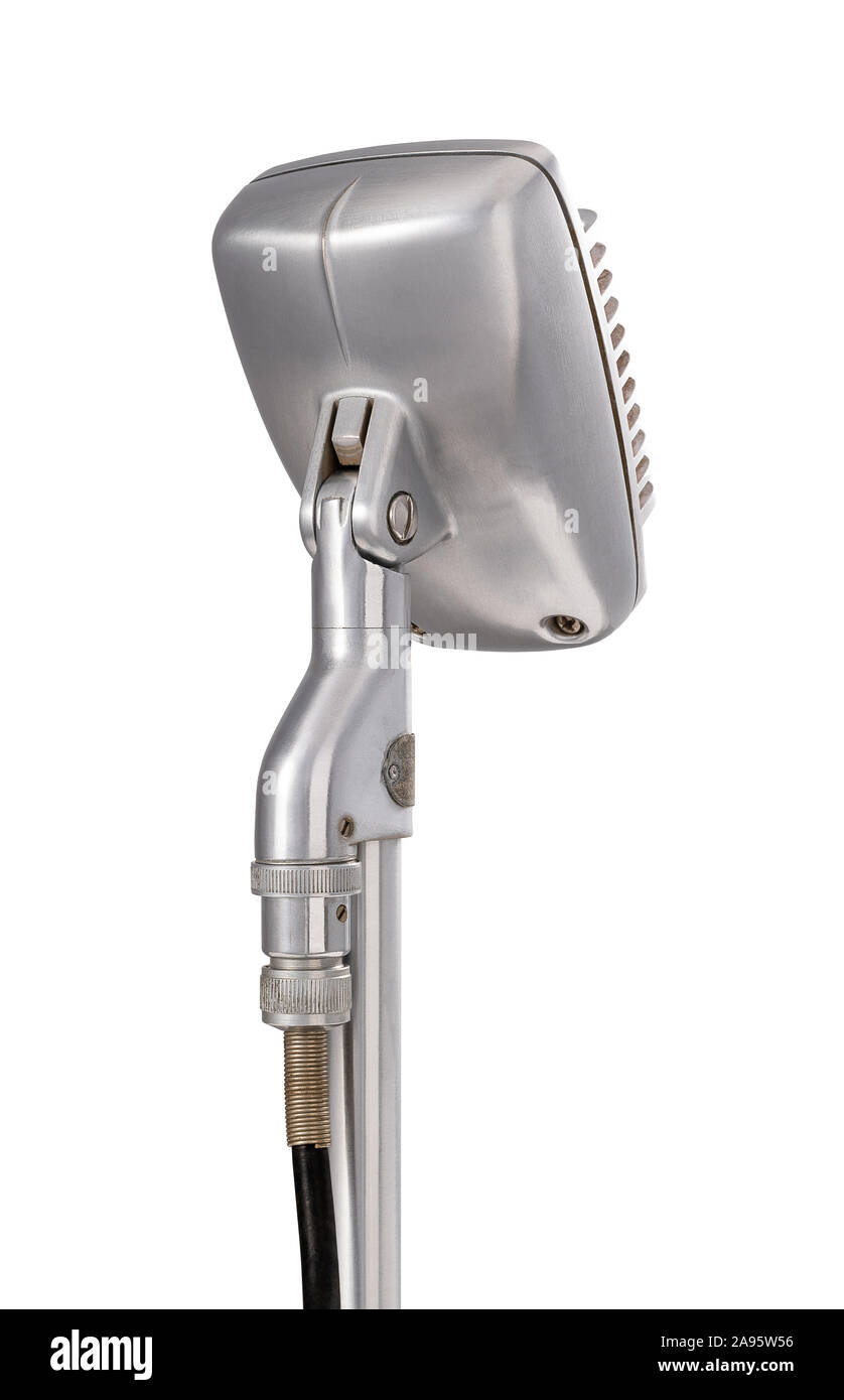 1950s singing microphone Cut Out Stock Images & Pictures - Alamy