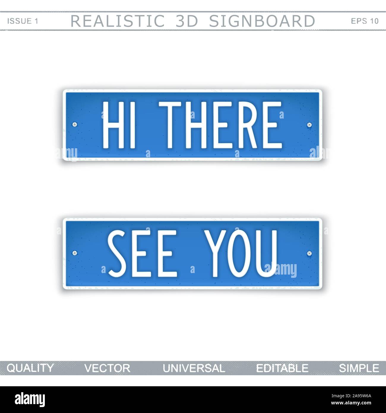 Number Plates Stock Vector Images - Alamy