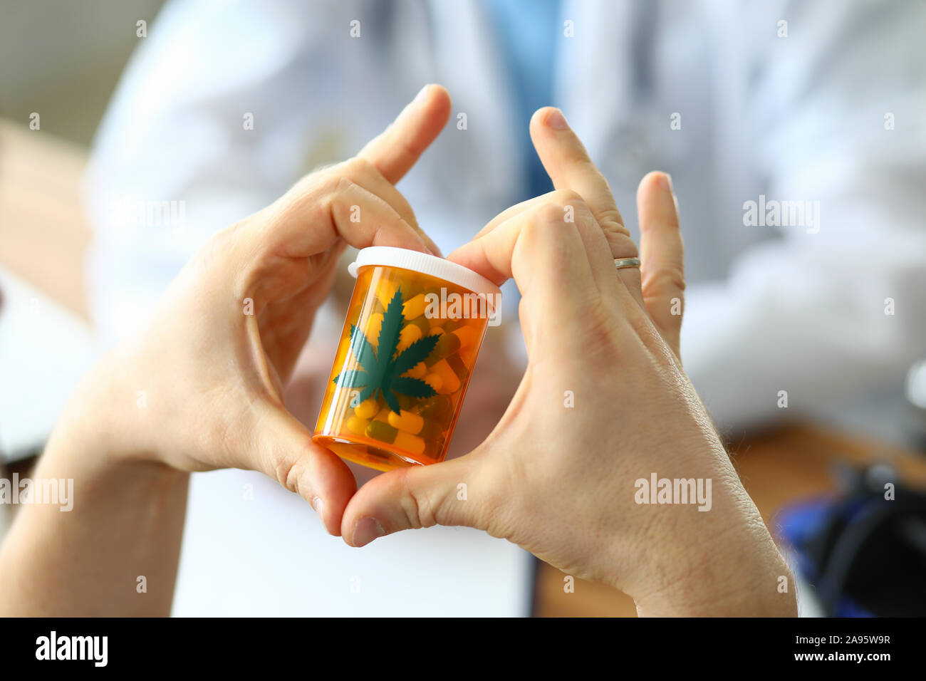 Cannabis prescription bottle hi-res stock photography and images - Alamy
