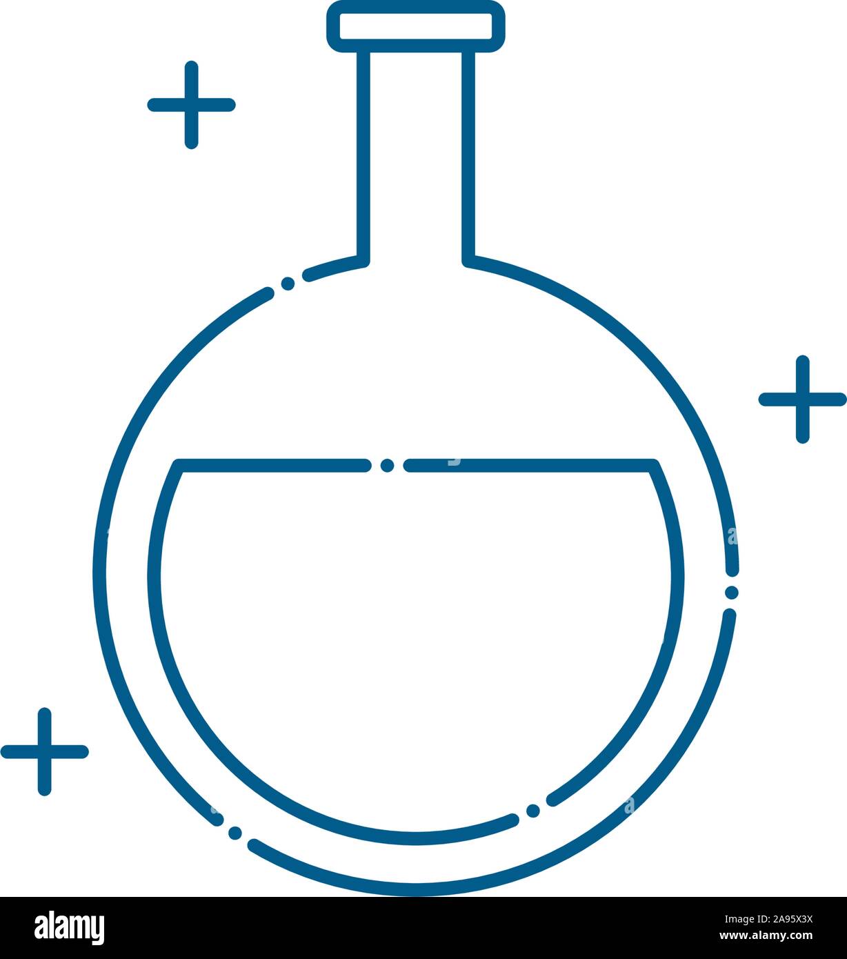 Flask icon design, Substance science laboratory chemistry research ...
