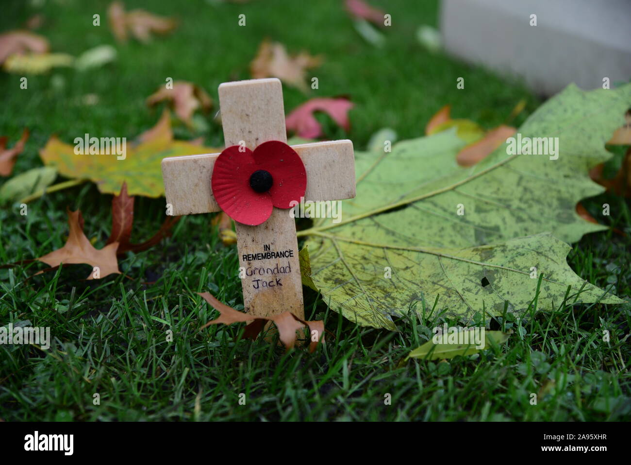 Personal memorial crosses hi-res stock photography and images - Alamy