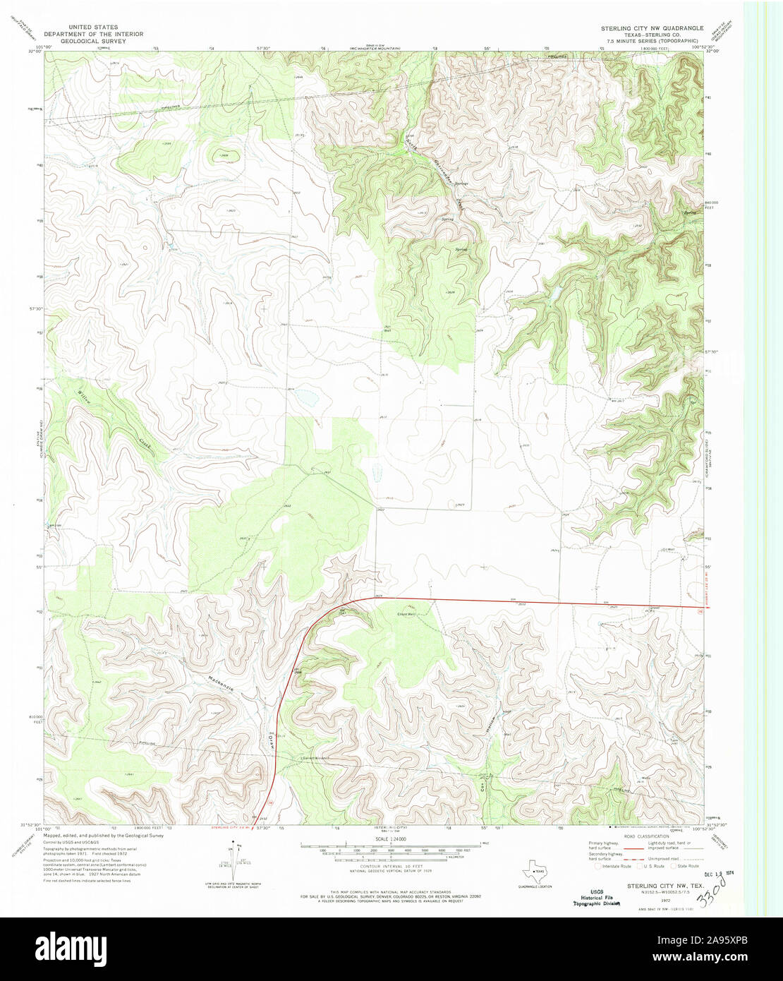 Map of sterling city hi-res stock photography and images - Alamy